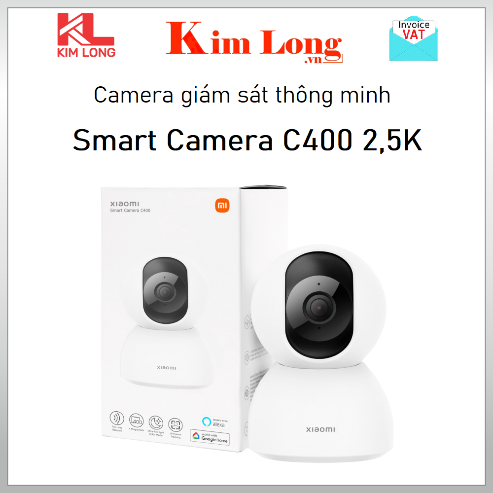 Camera quan sát Xiaomi C400 Smart 2,5K(2560×1440p) 2.4/5Ghz Bản quốc tế ...