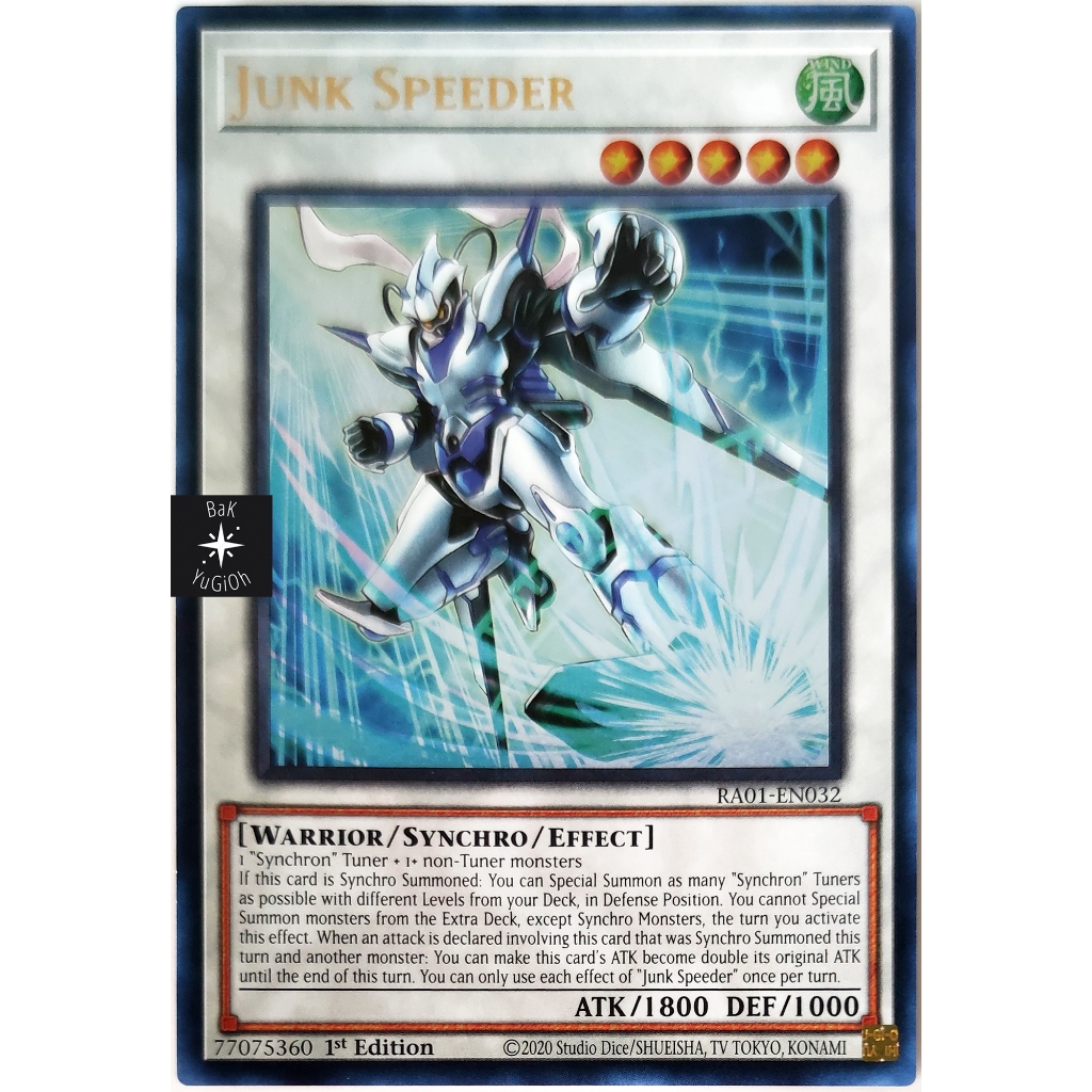 [BaK Yu-Gi-Oh!] [Thẻ Bài Chính Hãng] Junk Speeder |EN+AE| Secret Rare / Ultimate Rare / Ultra ...