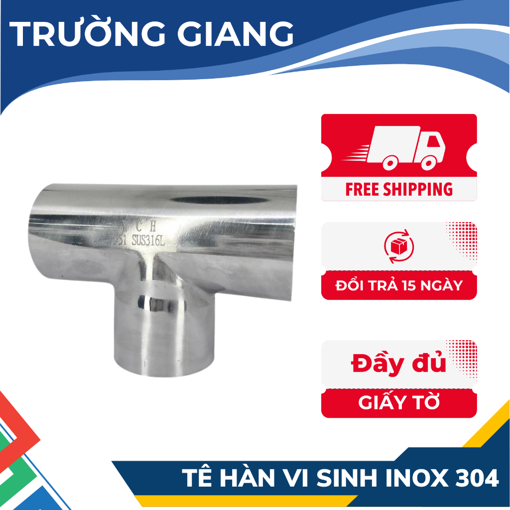 Tê Vi Sinh MTAi SCH10 INOX 304 DN150 - DN200 | Shopee Việt Nam