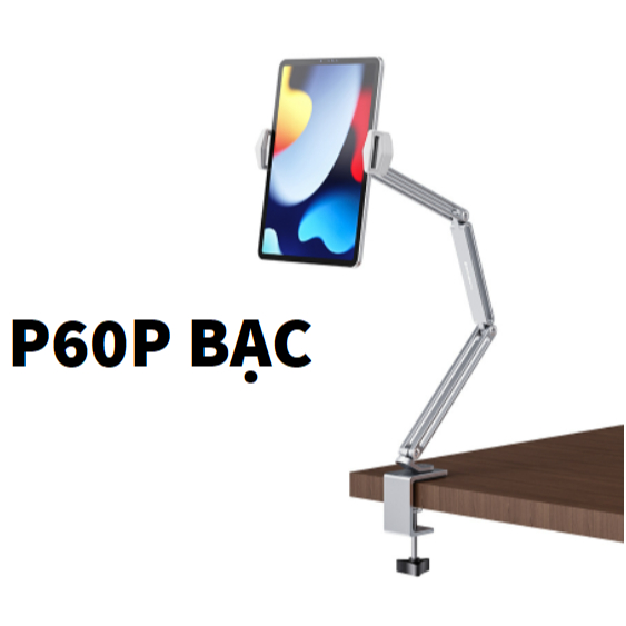 Digimix - P60 plus, P60 Arm nâng hạ ipad, tablet cao cấp kẹp cạnh bàn ...