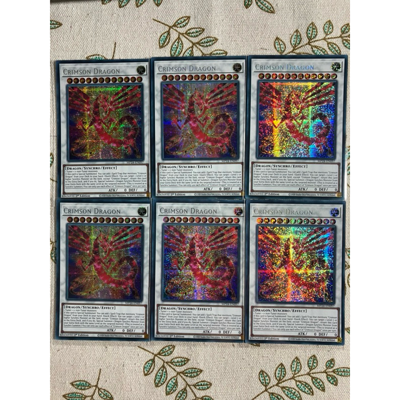 [LiLy_Yugioh] Lá bài Crimson Dragon - MP24-EN097 - Prismatic Secret Rare 1st Edition | Shopee ...