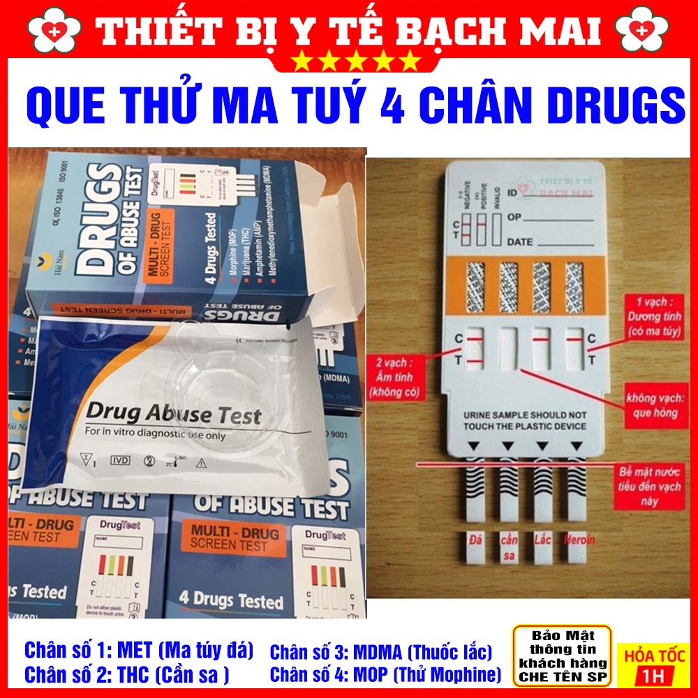Que Thử Ma Túy Tổng Hợp - Que Thử 4 Chất Gây Nghiện - Test Thử Ma Túy ...