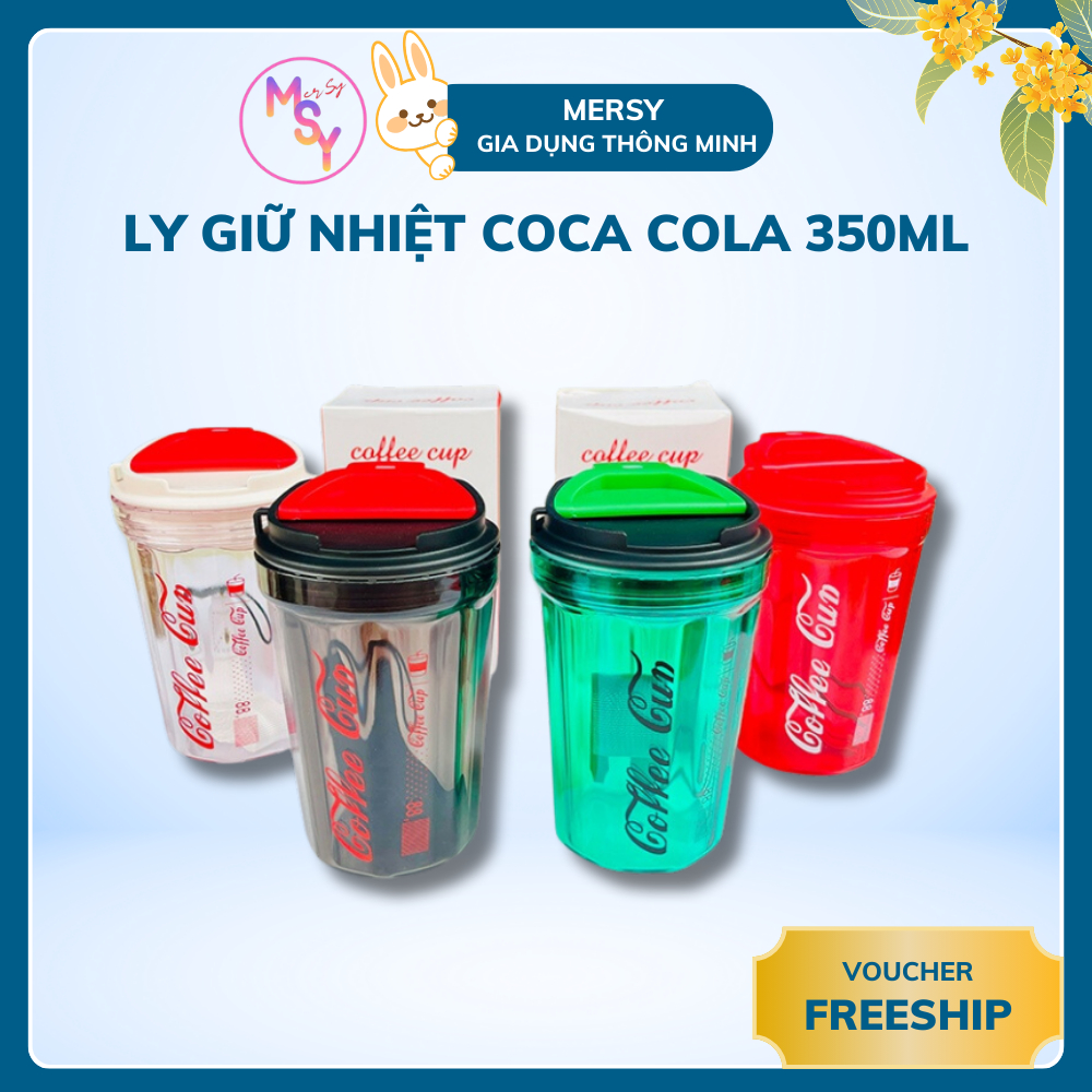 [TẶNG LÓT LY] Ly Đựng Nước Coffee Giữ Nhiệt CoCa CoLa Hàn Quốc 350 ML ...