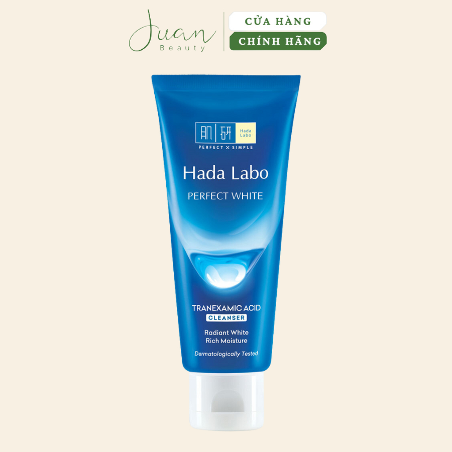 Kem rửa mặt dưỡng trắng Hada Labo - Hada Labo Perfect White Tranexamic ...