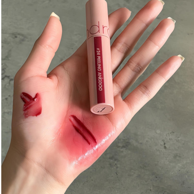 Son Romand Bóng Juicy Màu Juicy 24 Peeling Angdoo Lasting Tint Hồng Đất ...