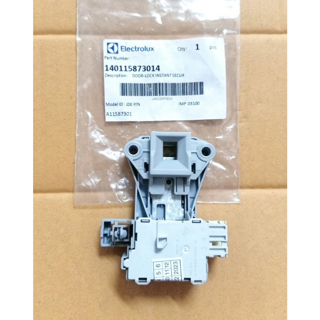 Công tắc khóa cửa máy giặt Electrolux 14023 - EWW14023, EWF14023 mới ...