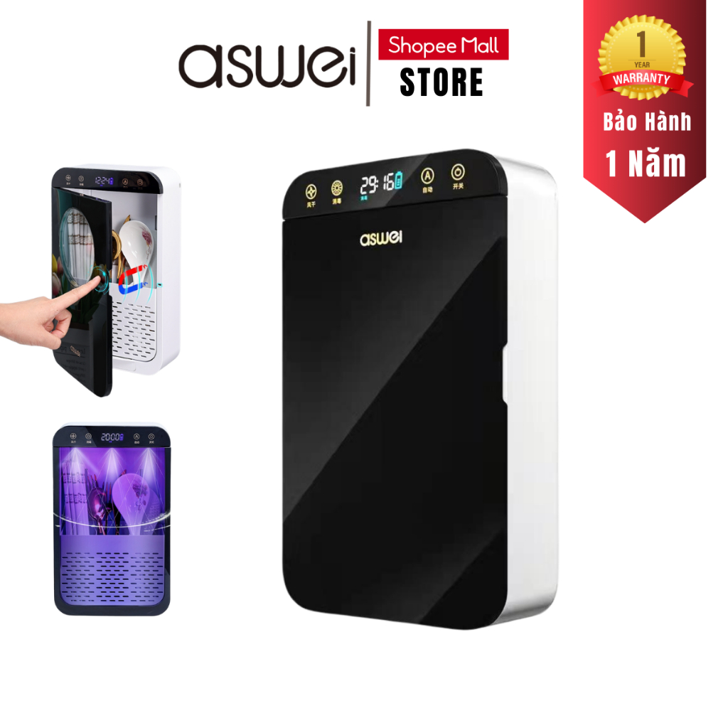 Máy Sấy Khử Khuẩn Đũa Thìa ASWEI Cao Cấp Tránh Ẩm Mốc, Hộp Sấy Đũa Khử ...