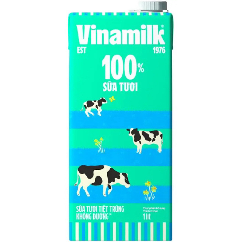 SỮA TƯƠI VINAMILK , TH TRUE MILK 1lít | Shopee Việt Nam