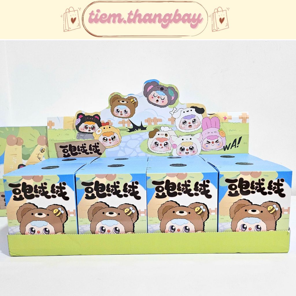 (Đọc kĩ mô tả) (CÓ SẴN) HỘP MÙ - BLIND BOX MÓC KHÓA GẤU BÔNG CQTOYS ...