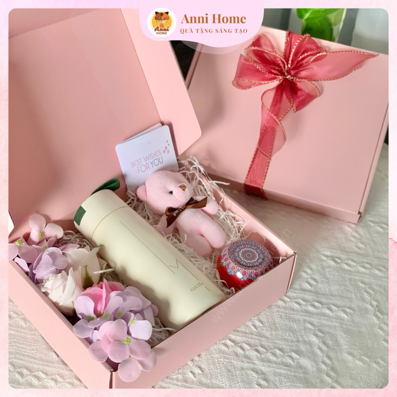 Pink Gift Box - Set quà tặng màu hồng, quà tặng bạn gái, quà tặng sinh nhật, quà tặng tốt nghiệp ...