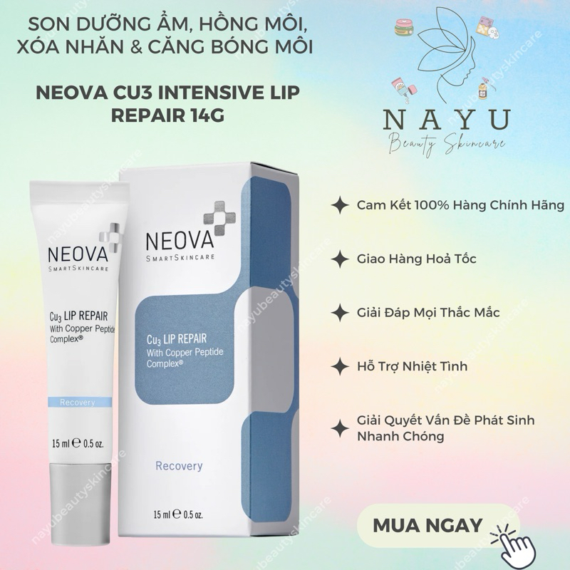 [HÀNG CÔNG TY] SON DƯỠNG ẨM, HỒNG MÔI, XÓA NHĂN & CĂNG BÓNG MÔI NEOVA ...