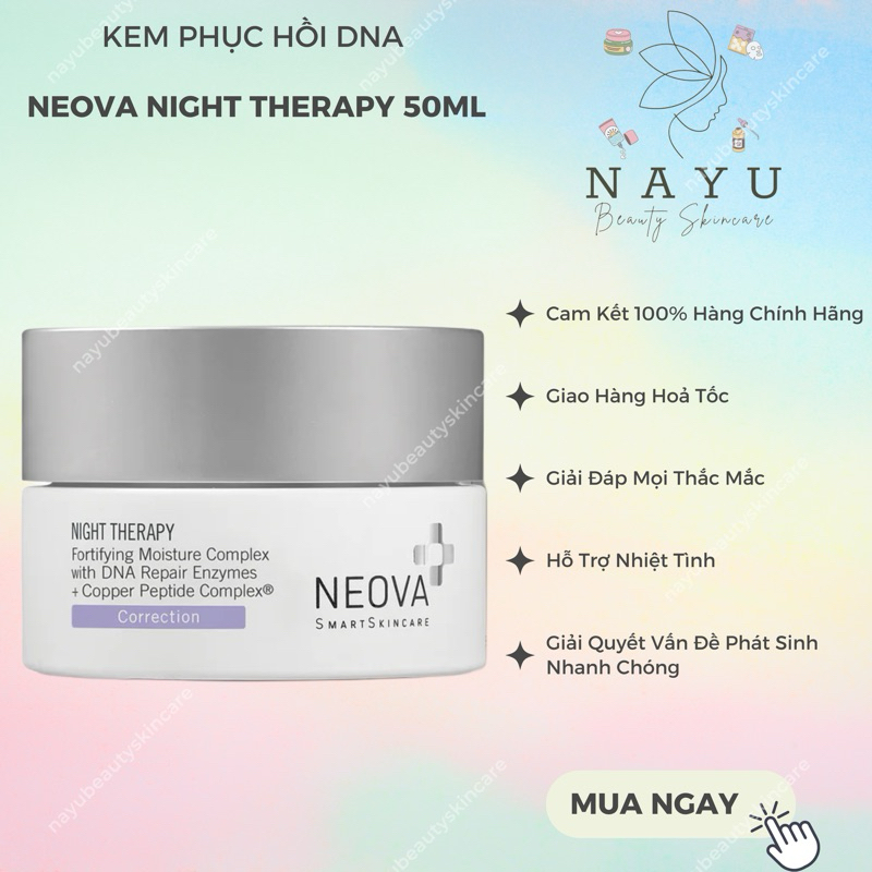 [HÀNG CÔNG TY] KEM PHỤC HỒI DNA NEOVA NIGHT THERAPY 50ML | Shopee Việt Nam