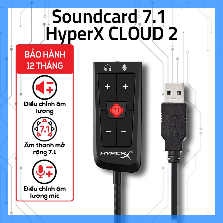 Soundcard tai nghe Hyperx Cloud 2 | Shopee Việt Nam