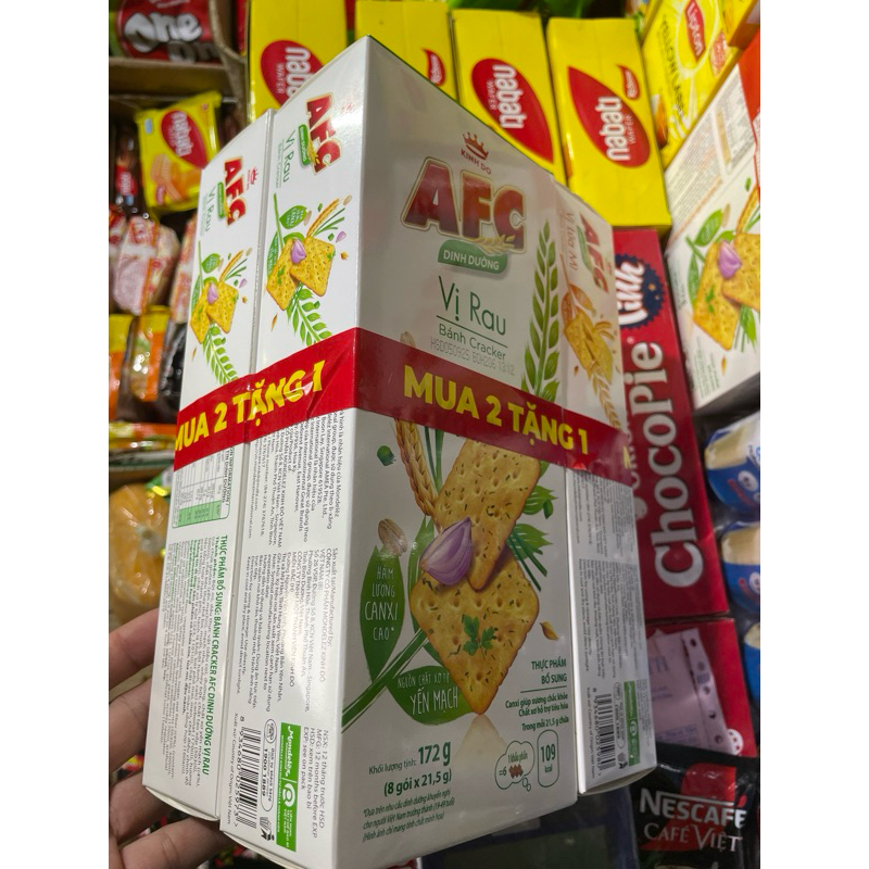 Bánh Quy AFC 8 gói(172g(3 hộp) | Shopee Việt Nam