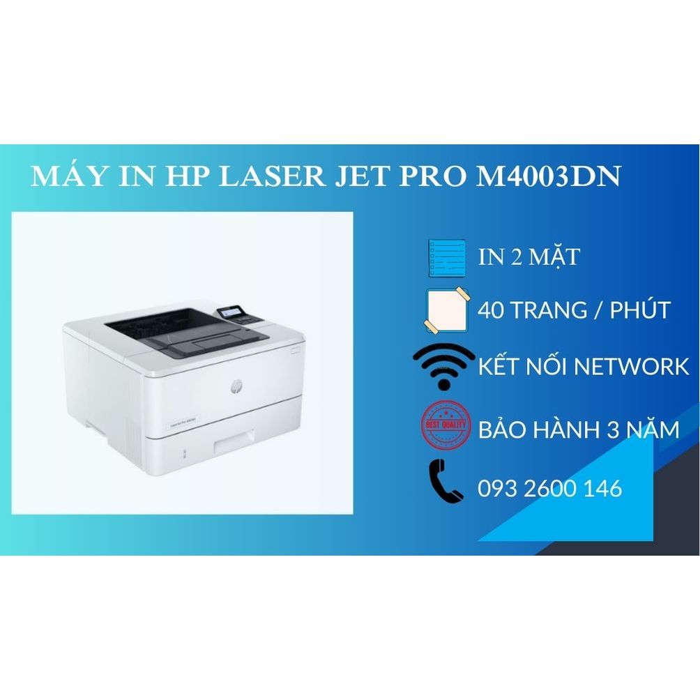 MÁY IN HP LASER JET PRO M4003DN | Shopee Việt Nam