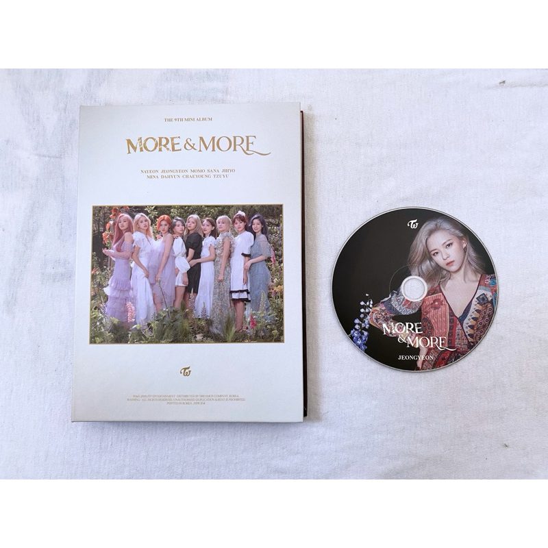 Twice mini album More & More đã khui seal, kèmn poster gấp, không bao gồm photocard. | Shopee ...