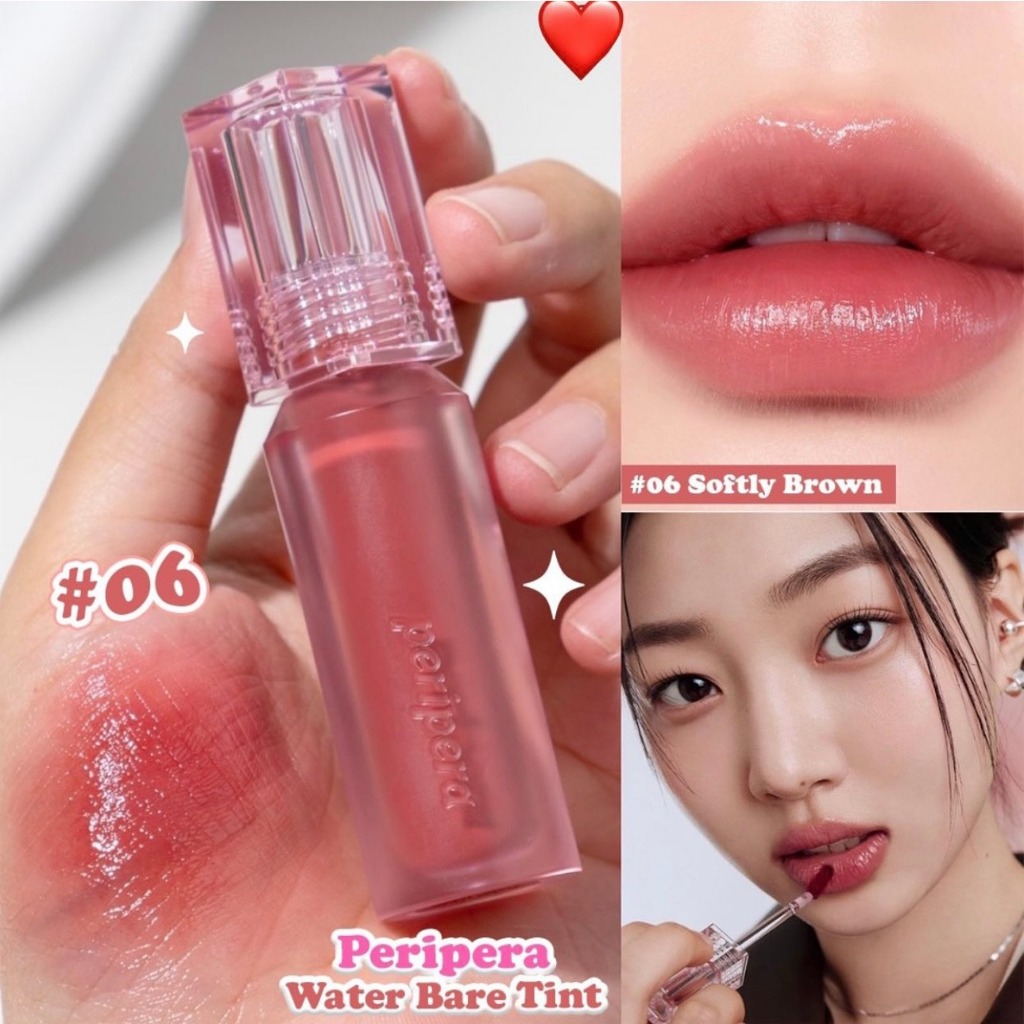 [SON CHIẾT] Son Ink Peripera Water Bare Tint 06 BARE | Shopee Việt Nam
