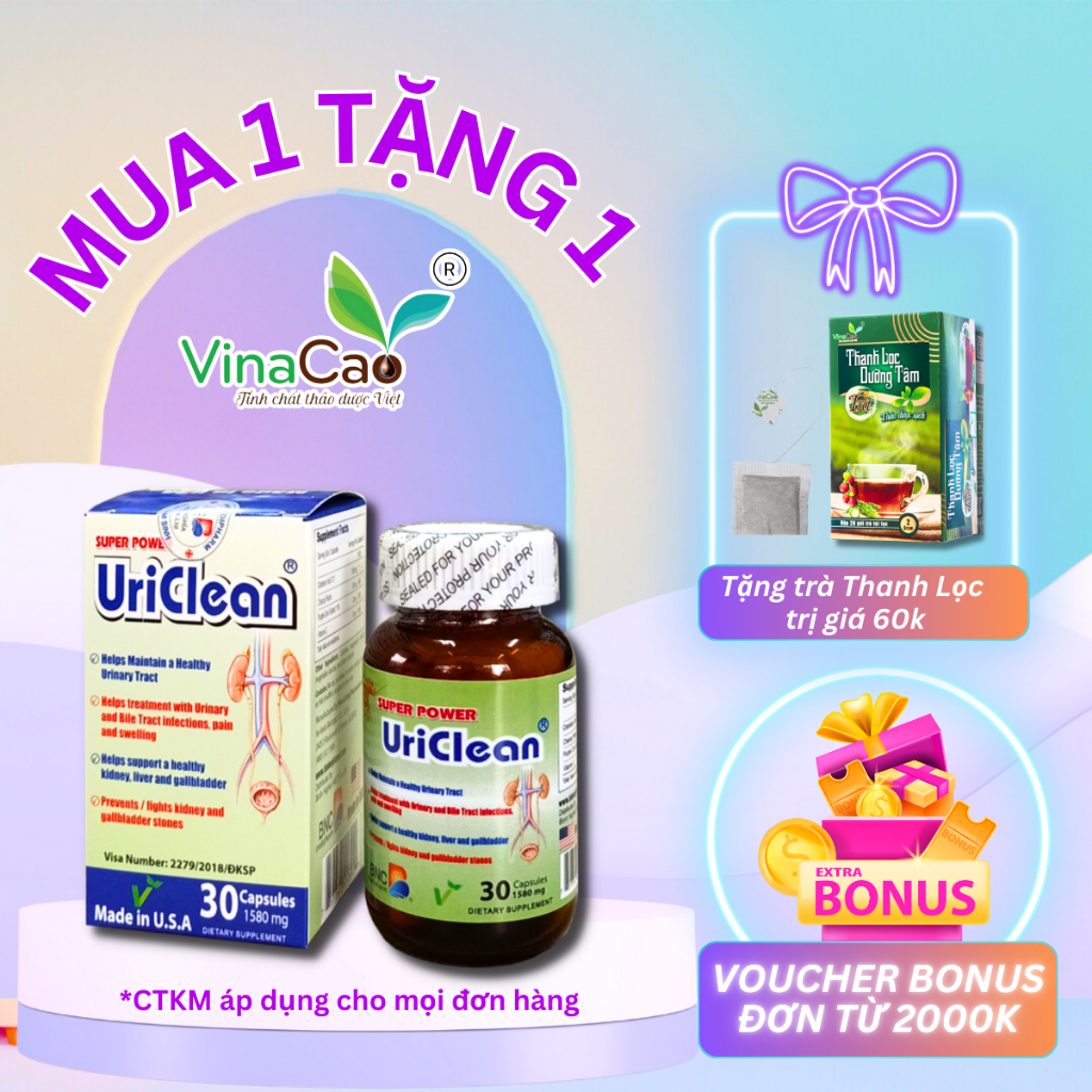 Viên bổ thận Super Powder Uriclean chính hãng | Shopee Việt Nam