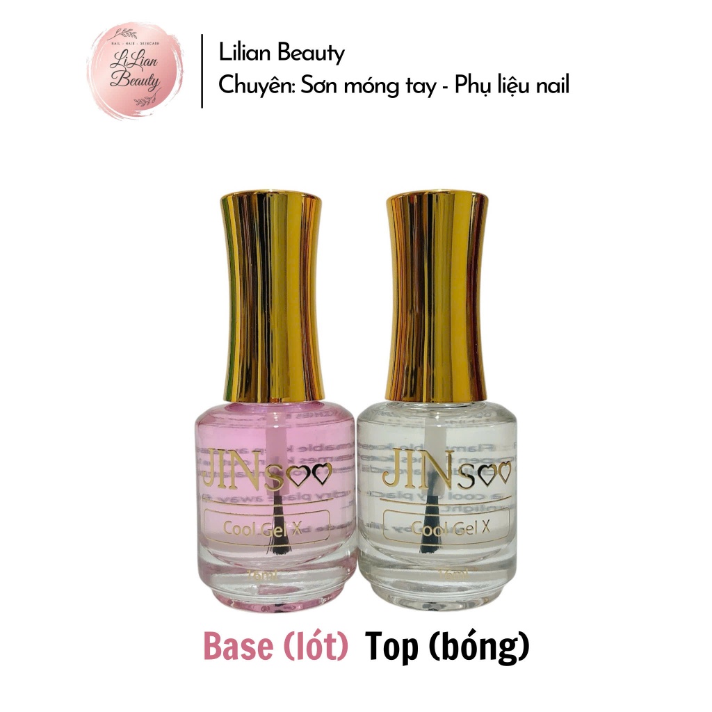 SƠN BÓNG/DƯỠNG (BASE/TOP) JINSOO - DÙNG CHO SƠN THƯỜNG / SƠN GEL LẠNH - 15ML | Shopee Việt Nam