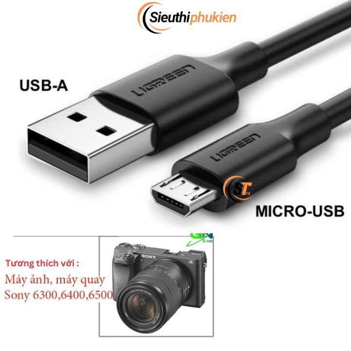 Dây cáp USB kết nối máy ảnh sony A6000 a6300 a6400 a6500 với máy tính ...