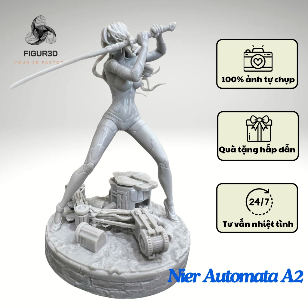 IN 3D - Mô hình Nier Automata A2 | Shopee Việt Nam