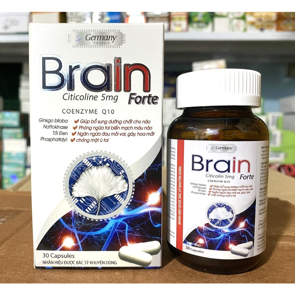 Bổ não Brain forte citicolin hoạt huyết dưỡng não, tăng cường lưu thông ...