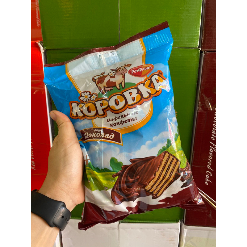 Bánh xốp 250g vị sữa/ socola KOPOBKA NGA | Shopee Việt Nam