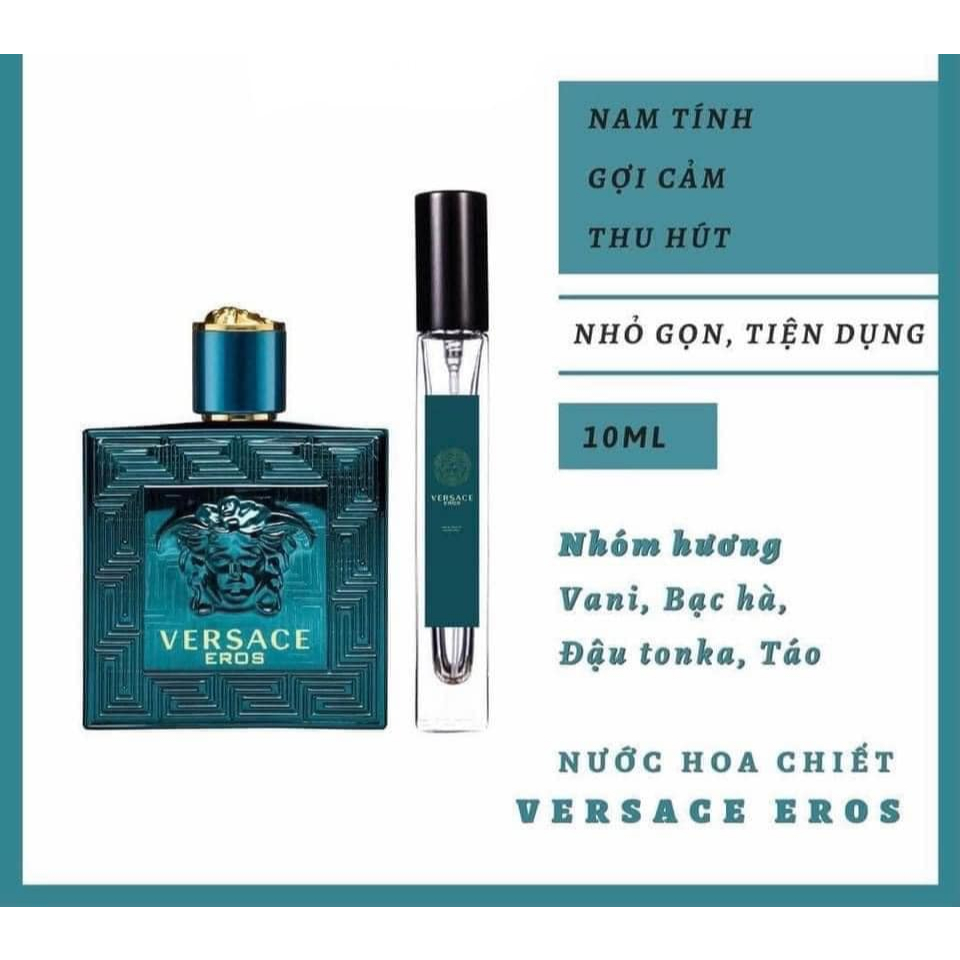 Nước hoa Versace Eros EDP 10ml | Shopee Việt Nam