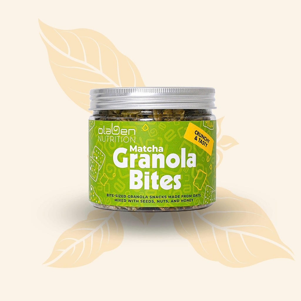 Olaben Granola Bites Matcha - snack ngũ cốc viên mini tiện lợi vị ...