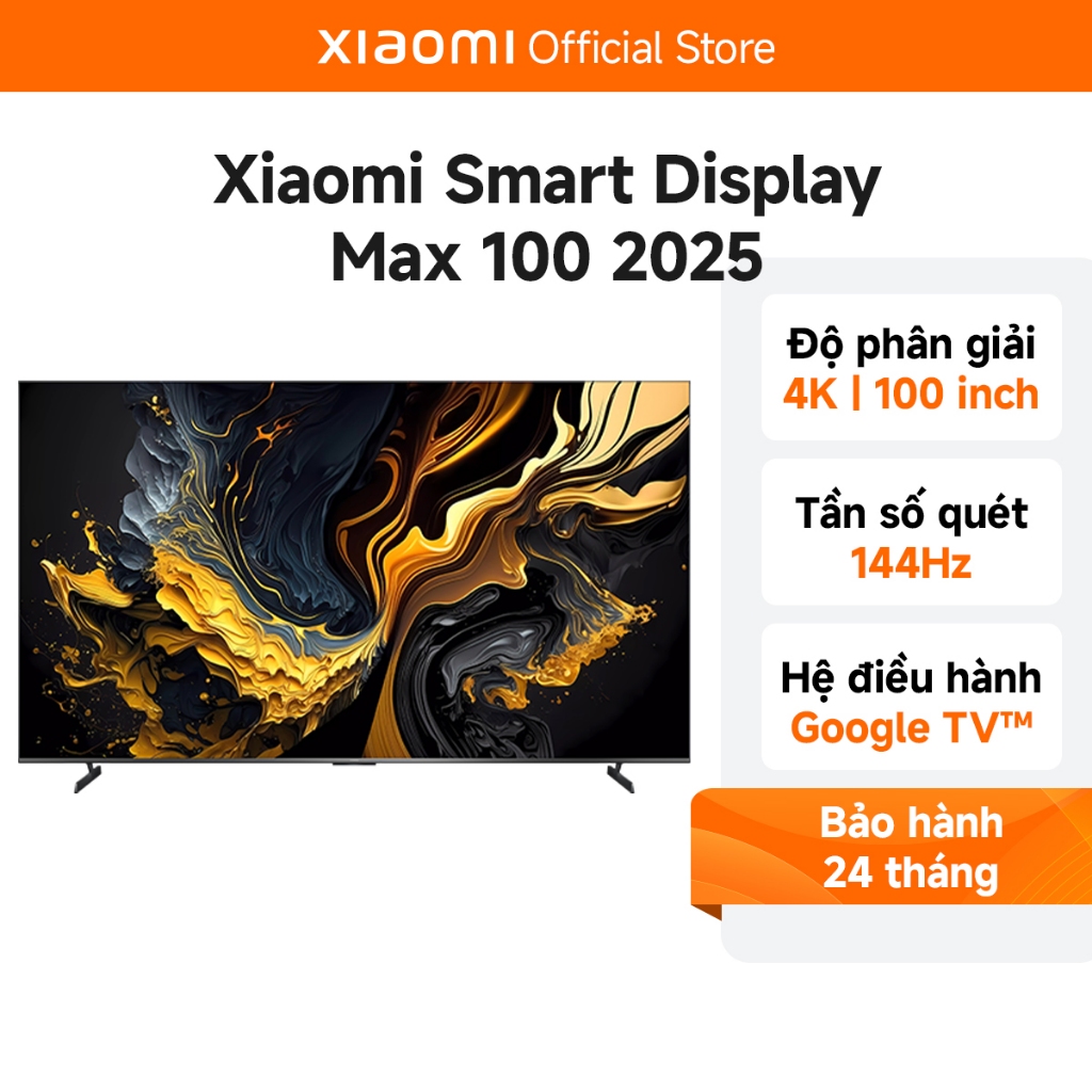 Xiaomi TV Smart Display Max 100 2025 - Độ Phân Giải 4K, Tần Số Quét ...