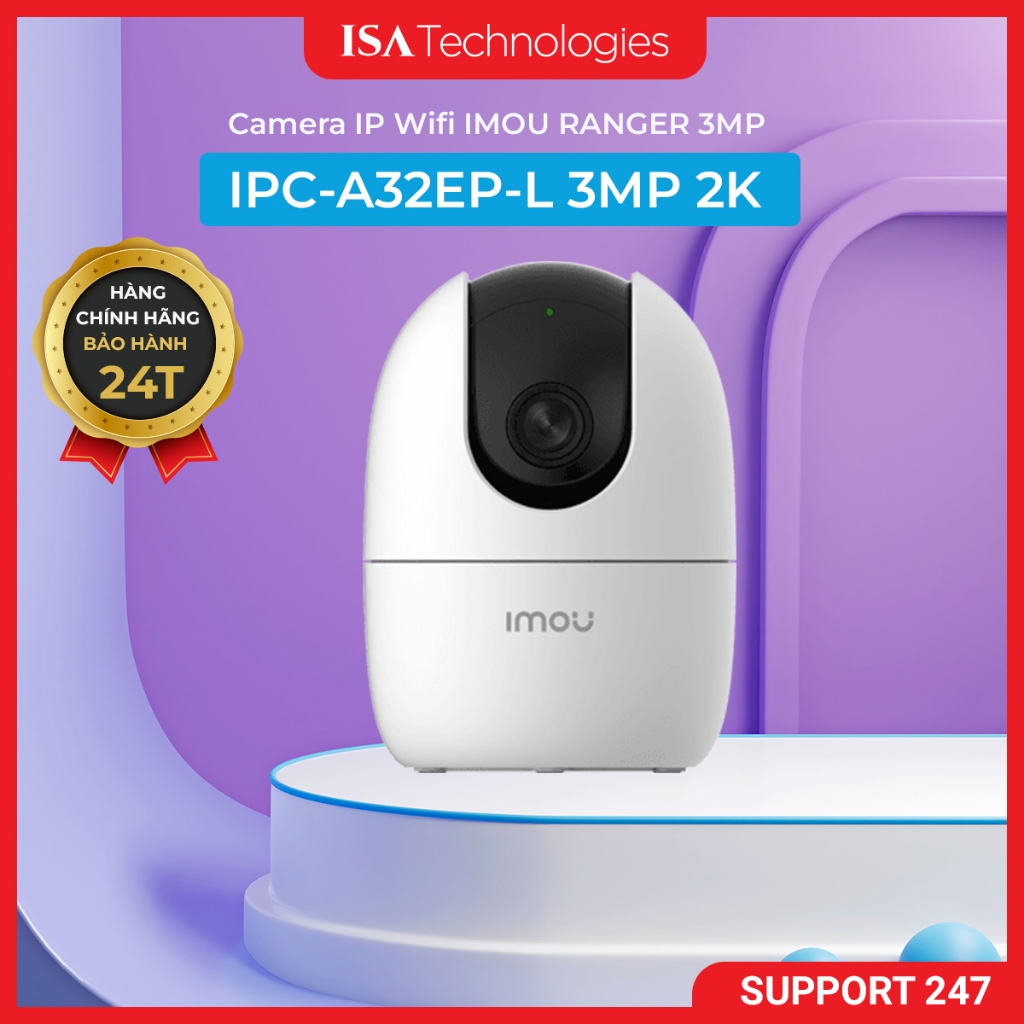 Camera IP Wifi Xoay 3Mp IPC A32EP-L-IMOU hàng chính hãng | Shopee Việt Nam