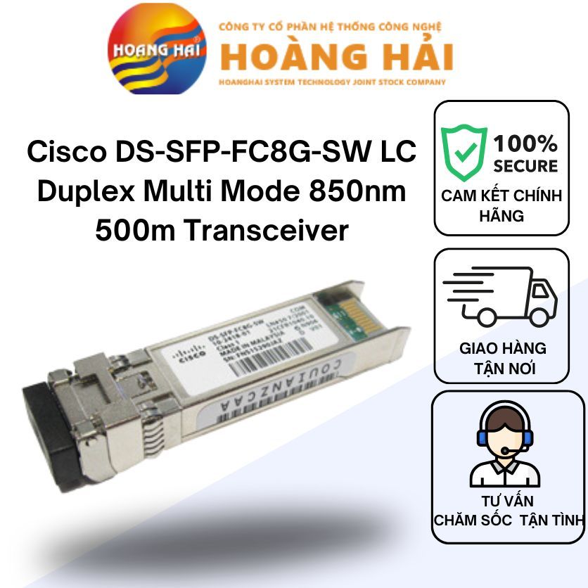 Module quang Cisco DS-SFP-FC8G-SW LC Duplex Multi Mode 850nm 500m ...