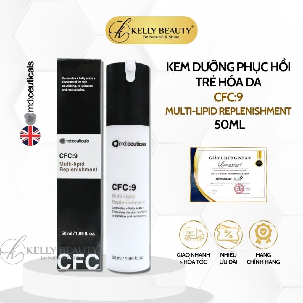 Kem Dưỡng Phục Hồi Trẻ Hóa Da CFC:9 Multi-Lipid Replenishment - MD:Ceuticals | Kelly Beauty ...