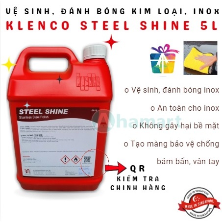Hóa chất vệ sinh, bảo dưỡng và đánh bóng bề mặt inox Klenco Steel Shine ...