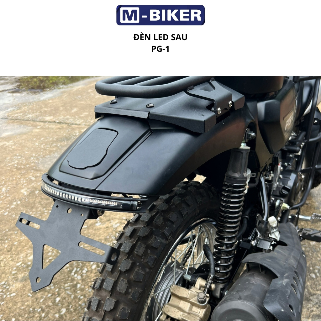 [ Chính hãng ] Đuôi biển số pg1 độ, đèn led độ pg1, đuôi biển số gắn đèn led pg1 hàng mbiker ...