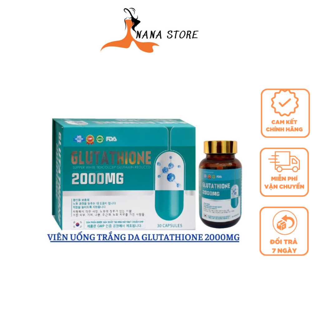 Viên Uống Glutathione 2000mg 600mg Chính Hãng Dr.Lacir | Shopee Việt Nam