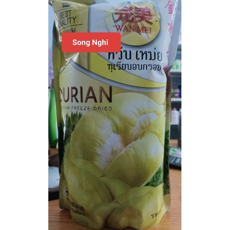 Sầu riêng sấy Wanwei 210gr Thái Lan túi có 6 gói nhỏ. date 14/9/26 ...