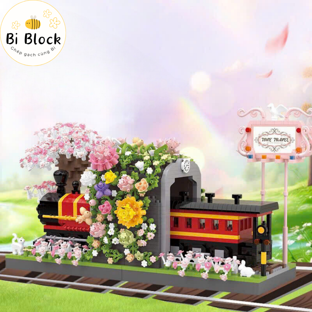 [ORDER] Bộ lắp ráp building blocks Đường Hầm Thời Gian Kết Hợp Đồ Chặn ...
