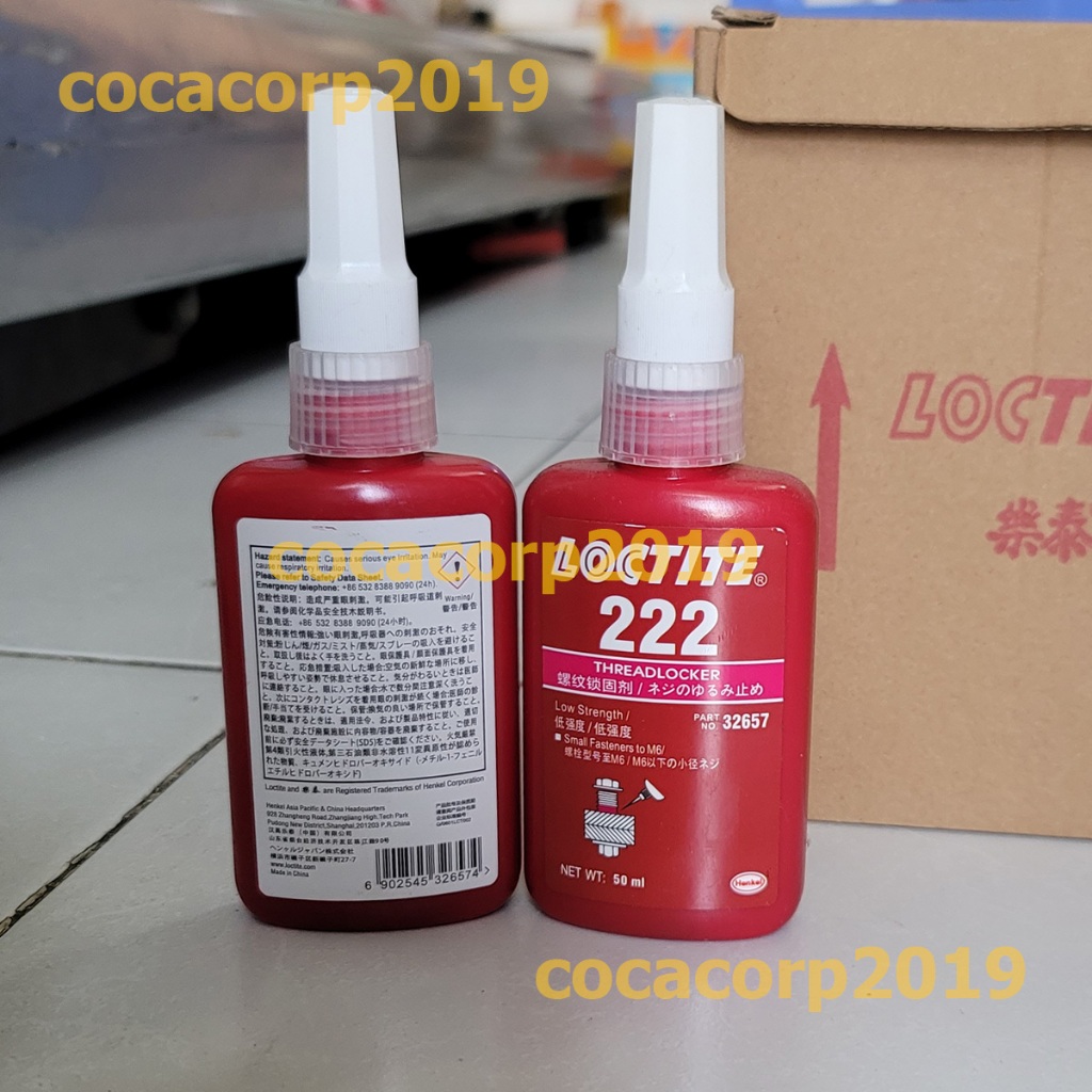 keo khóa ren 222 50ml lực khóa thấp - màu tím | Shopee Việt Nam