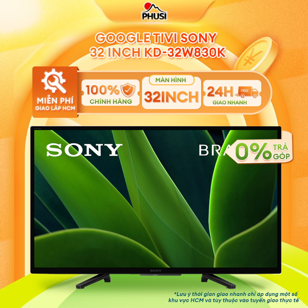 KD-32W830K Google Tivi Sony 32 inch KD-32W830K - [MIỄN PHÍ GIAO - LẮP ...