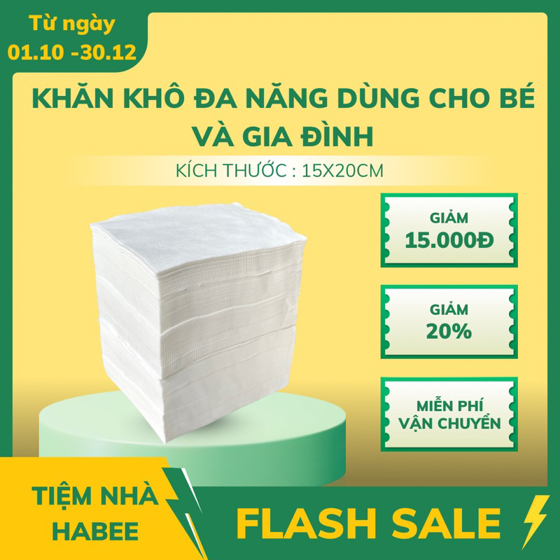 1KG KHĂN KHÔ ĐA NĂNG DÙNG CHO BÉ VÀ GIA ĐÌNH (15*20CM) VẢI KHÔNG DỆT | Shopee Việt Nam