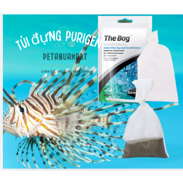 Túi đựng purigen và các loại vật liệu nhuyển khác- Seachem The Bag ...