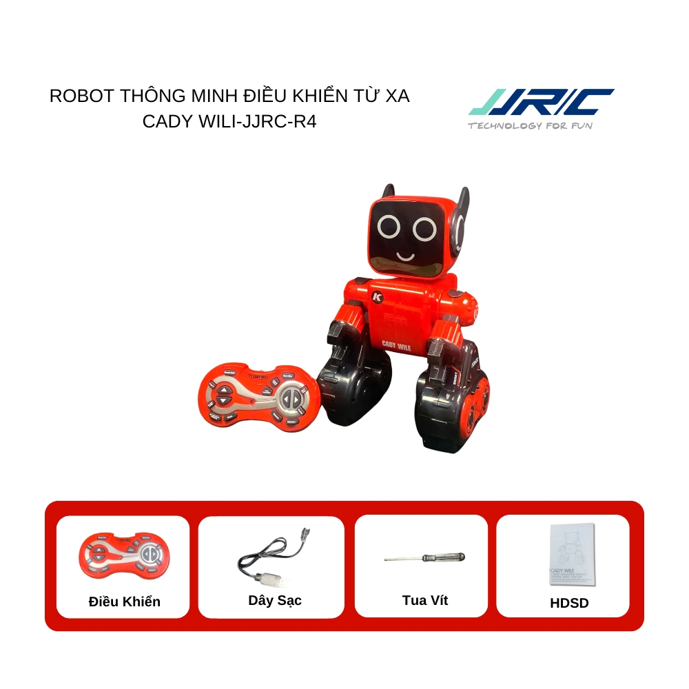ROBOT THÔNG MINH ĐIỀU KHIỂN TỪ XA CADY WILI JJRC R4 | Shopee Việt Nam