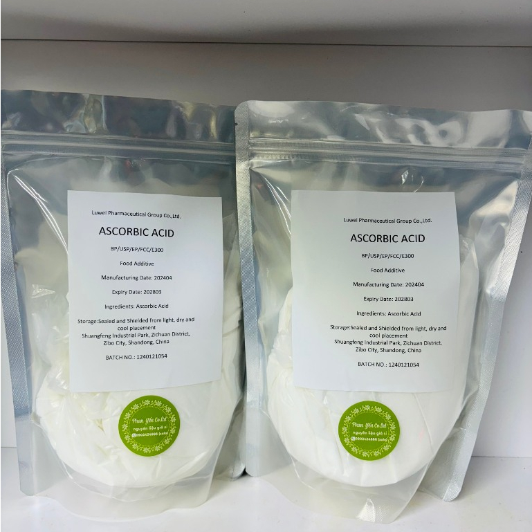 Ascorbic Acid-bột Vitamin C nguyên liệu,hàng chuẩn BP/USP/EP/FCC/E300 | Shopee Việt Nam
