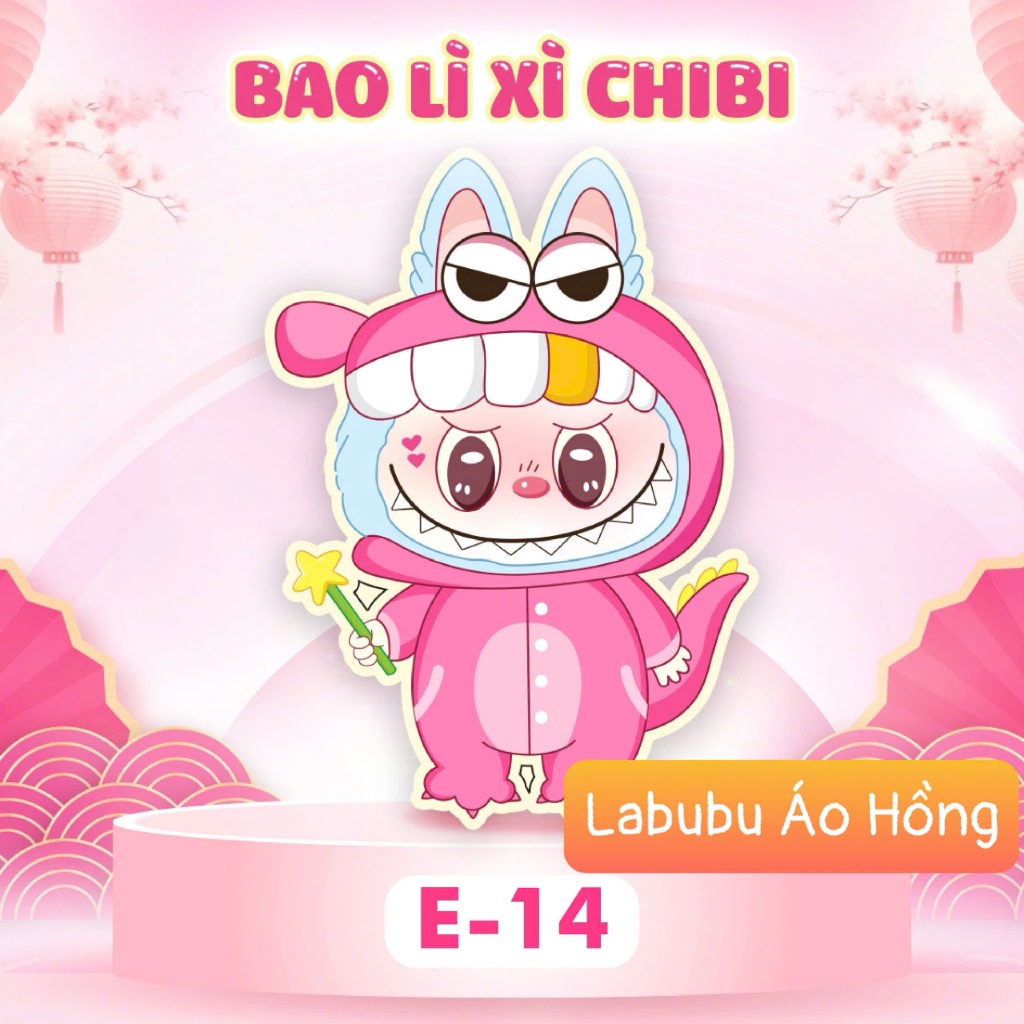 Bao Lì Xì Chibi Hoạt Hình Tết Ất Tỵ Năm 2025 Chi bi Labubu Capybara ...