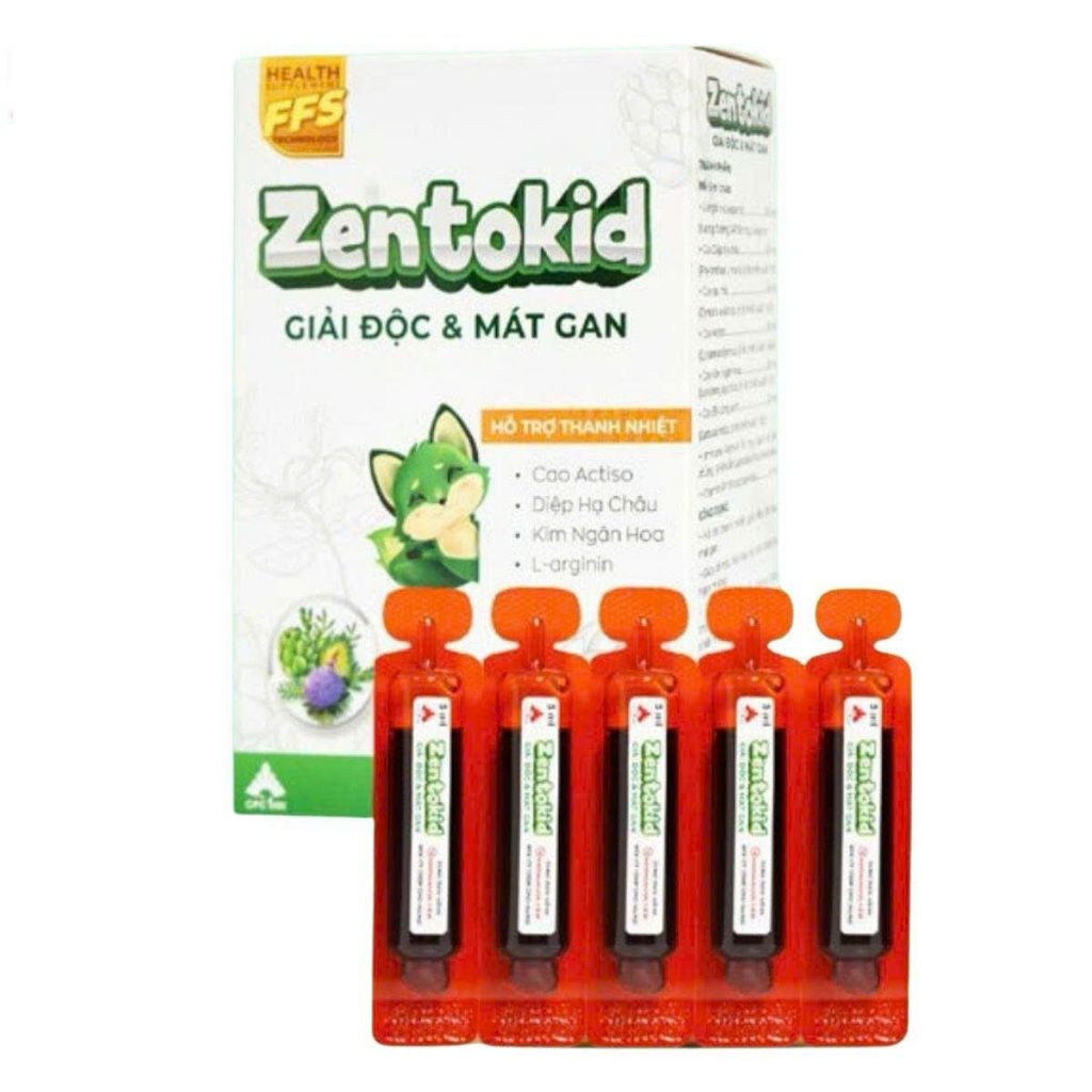 Zentokid - Giải Độc & Mát Gan (Hộp 20 ống x 5ml) | Shopee Việt Nam