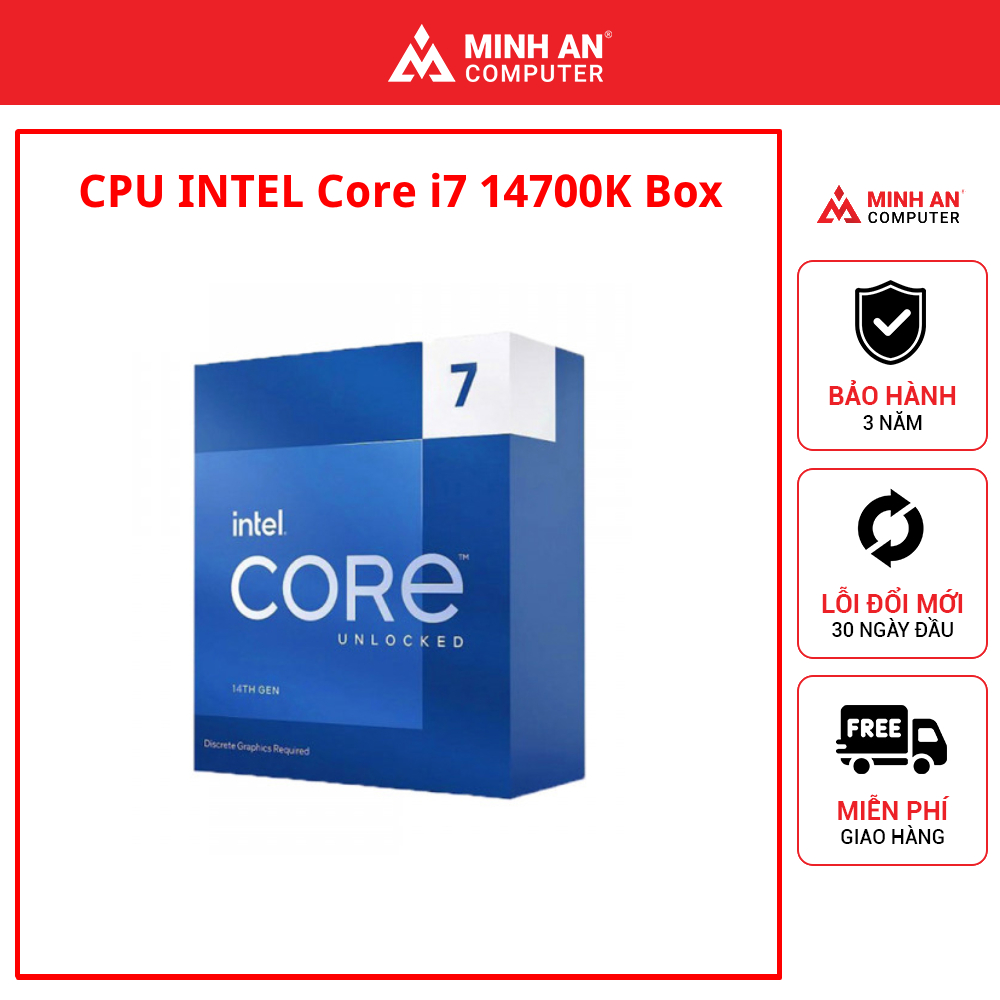 CPU INTEL Core i7 14700K Box | Shopee Việt Nam