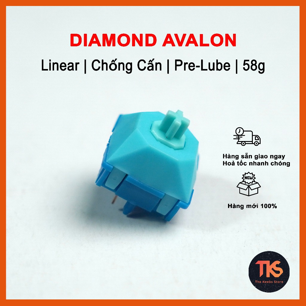 Switch Diamond Avalon | Linear 58g | Công tắc bàn phím cơ | TKS ...