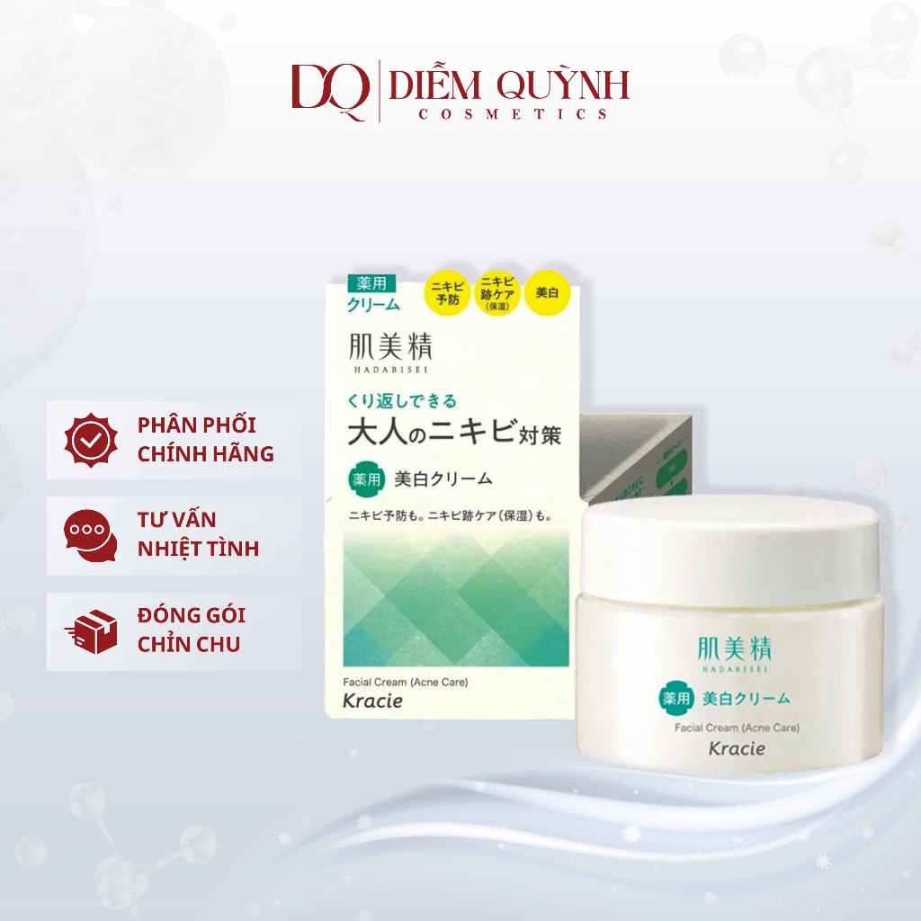 Kem dưỡng da mụn Kracie Hadabisei Facial Cream Nhật Bản 50g | Shopee Việt Nam