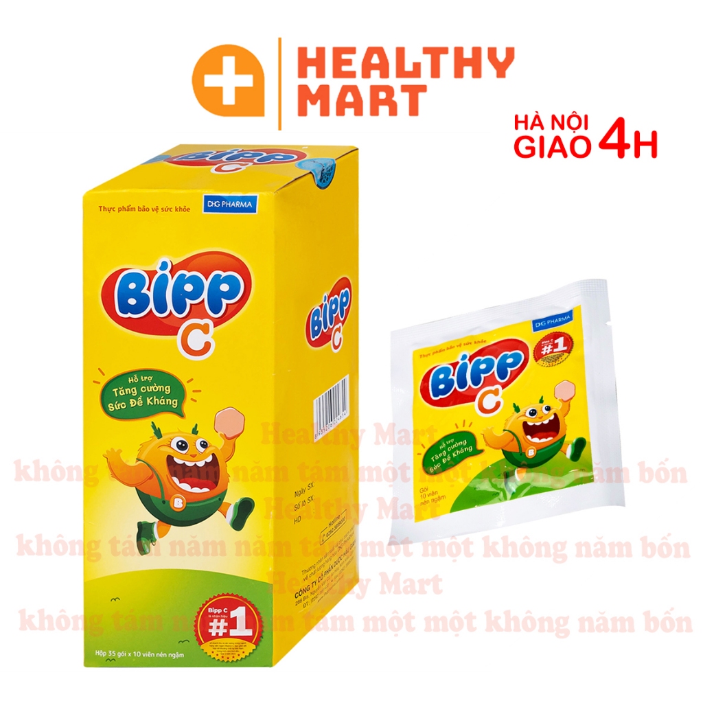 ️️️ Kẹo ngậm Bipp C (Hộp 35 gói) ăn là mê - MẪU MỚI 2024 | Shopee Việt Nam